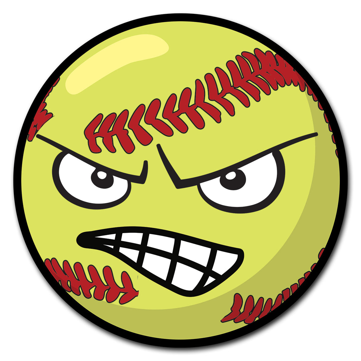 Angry Softball Circle – SignMission