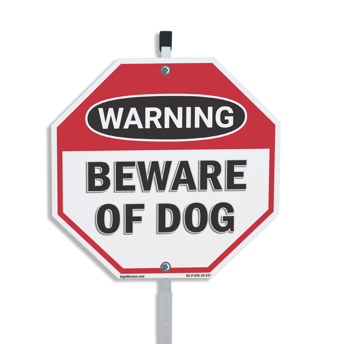 Warning Beware of Dog Octagon Sign – SignMission