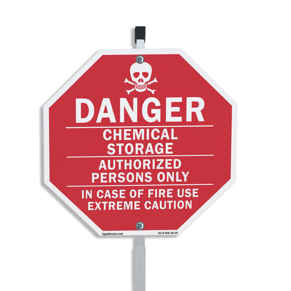 Danger Chemical Storage Authorized Persons Only in Case of Fire Use ...