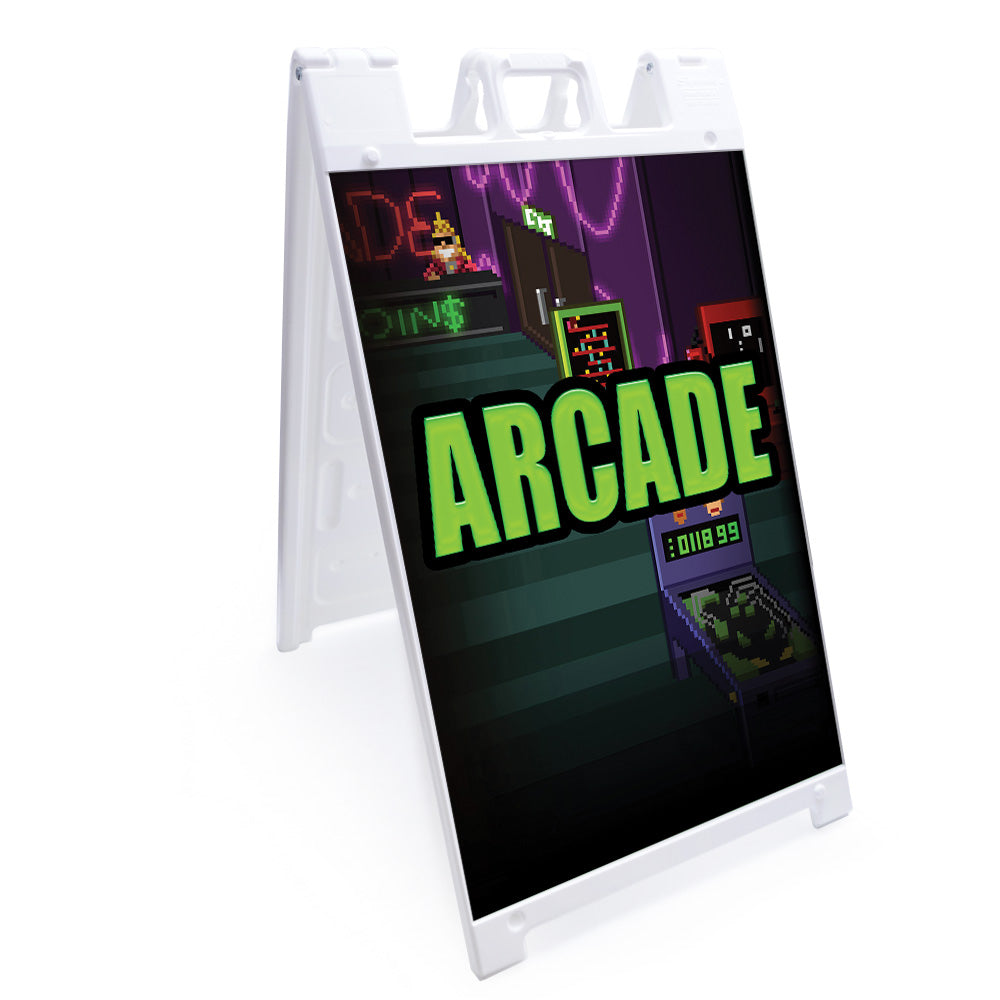 Arcade SideWalk Sign Advertising – SignMission