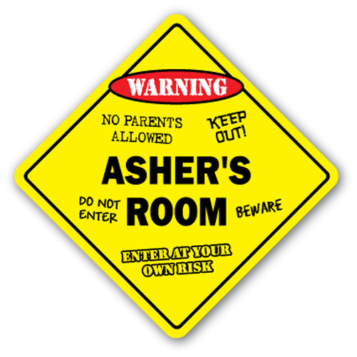Asher's Room Vinyl Decal Sticker – SignMission