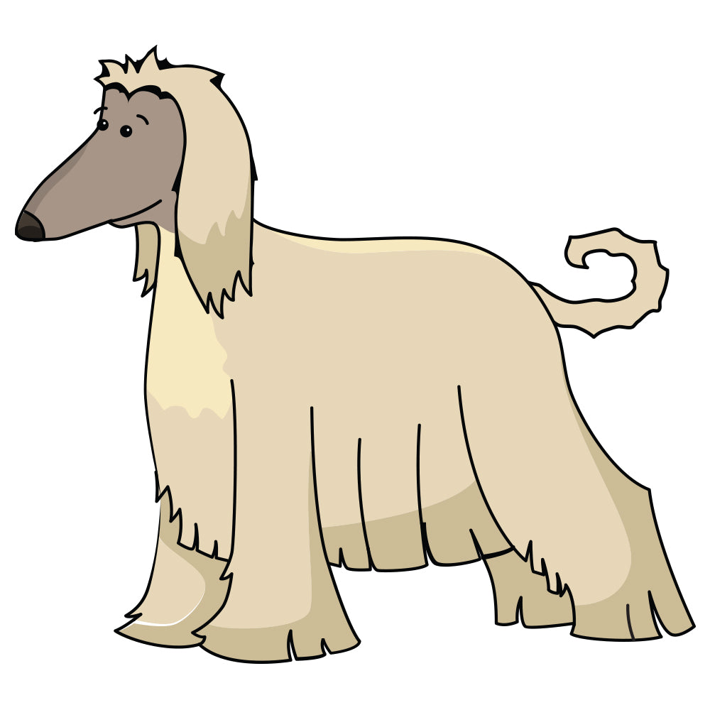 Afghan Hound Dog Decal Decal Funny Gift – SignMission