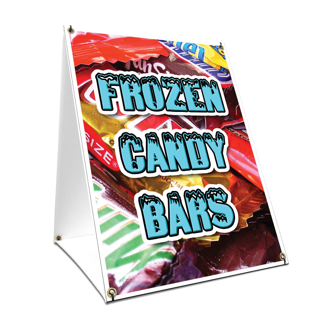 Frozen Candy Bars SideWalk Sign Advertising – SignMission