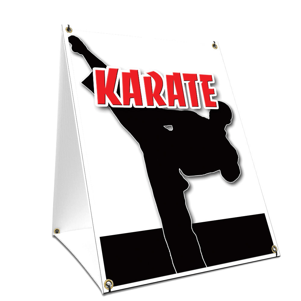 Karate SideWalk Sign Advertising – SignMission