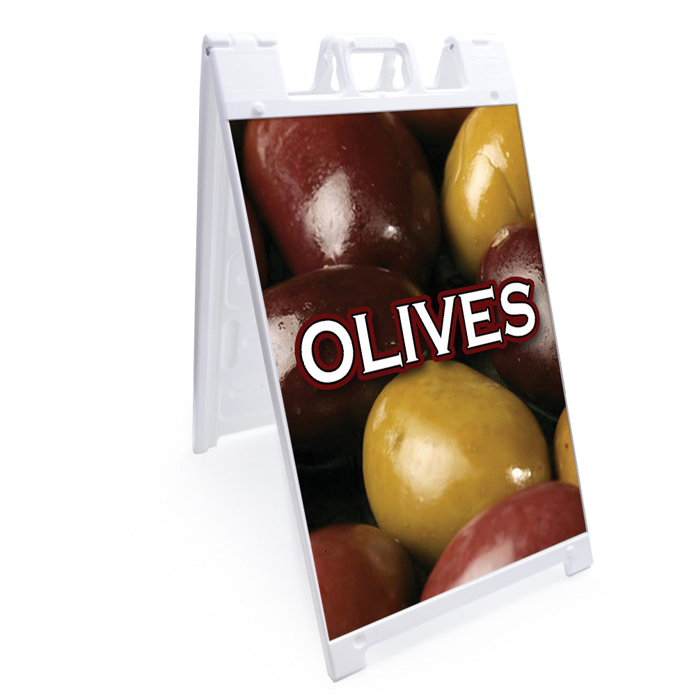 Olives SideWalk Sign Advertising – SignMission